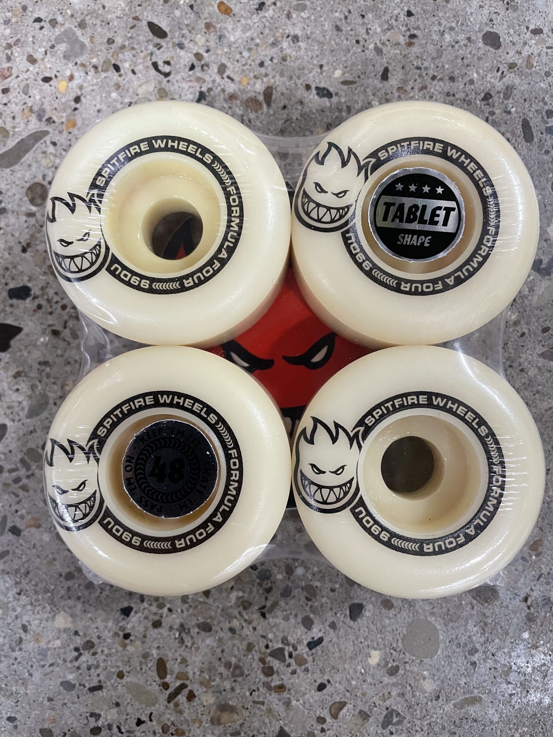Spitfire Lil Smokies Tablet Minis Formula Four 48mm 99a Natural Wheel ...