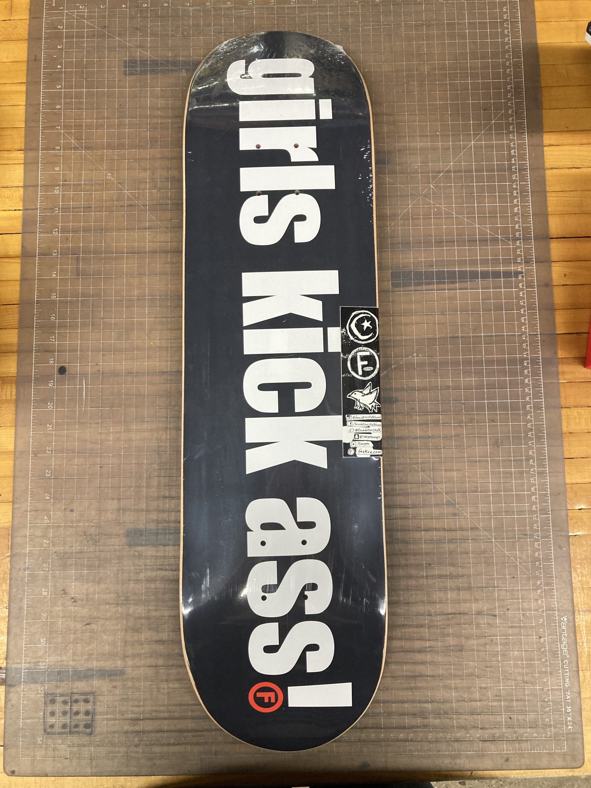 Foundation Girls Kick Ass Deck 8.25 – Switch and Signal Skatepark