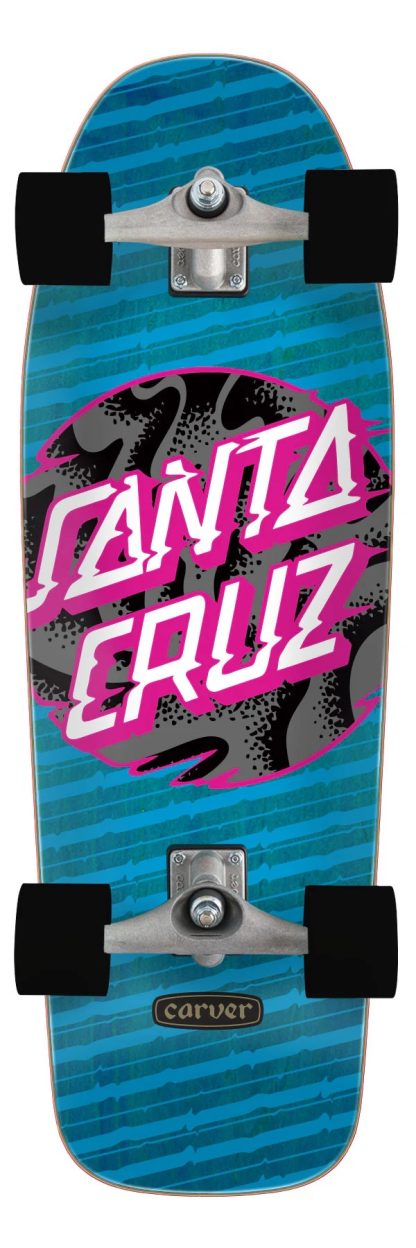 Santa Cruz Vivid Dot Carver Surf Skate – Switch and Signal Skatepark